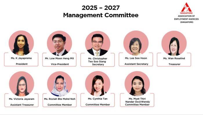 AEA(S) New Management Committee 2025 - 2027 - Association of Employment ...